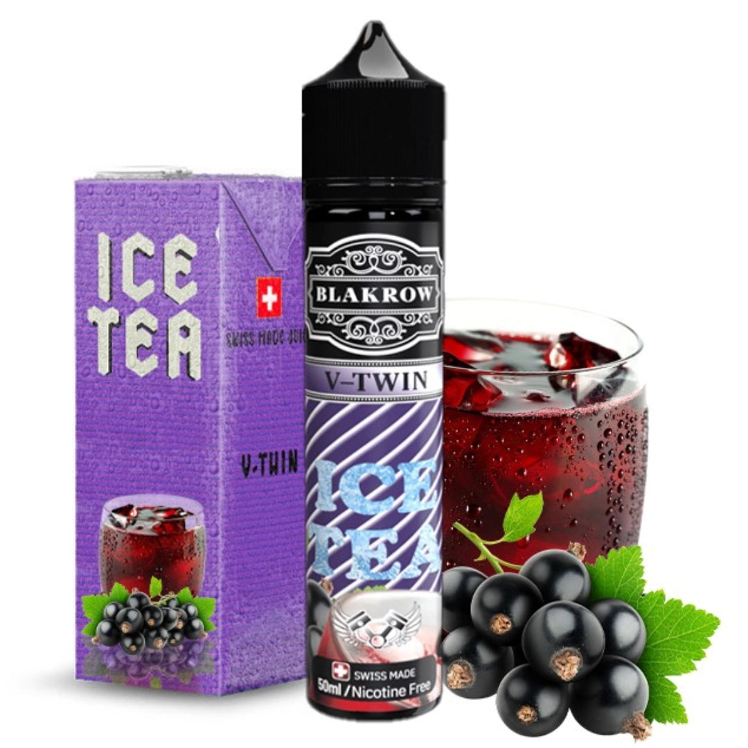 E-liquid | Iced Tea Blackcurrant 50ml - Vapoteurs Suisses