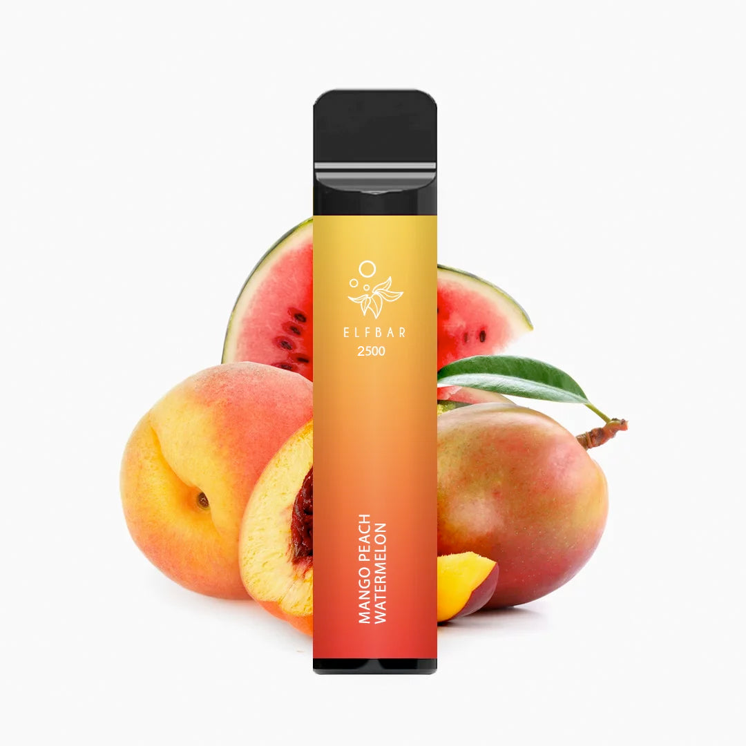 E-cig jetable | 2500 "Mango Peach Watermelon" - Vapoteurs Suisses