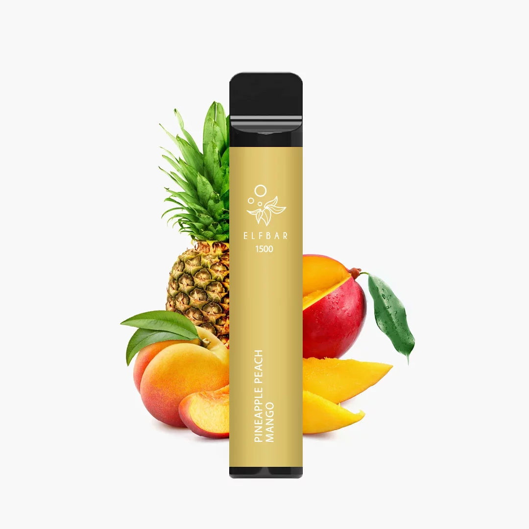 E-cig jetable | 1500 "Pinneapple Peach Mango" - Vapoteurs Suisses