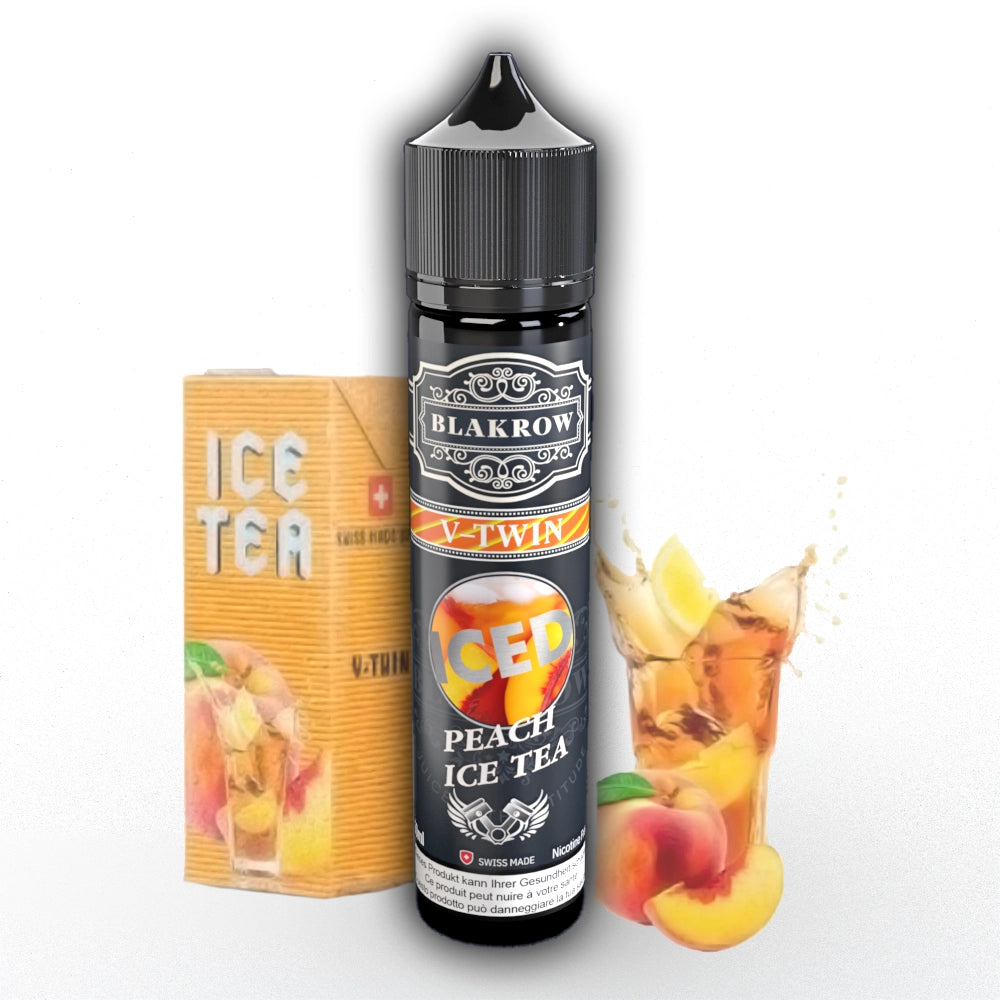 E-liquide | Iced Tea Pêche 50ml - Vapoteurs Suisses