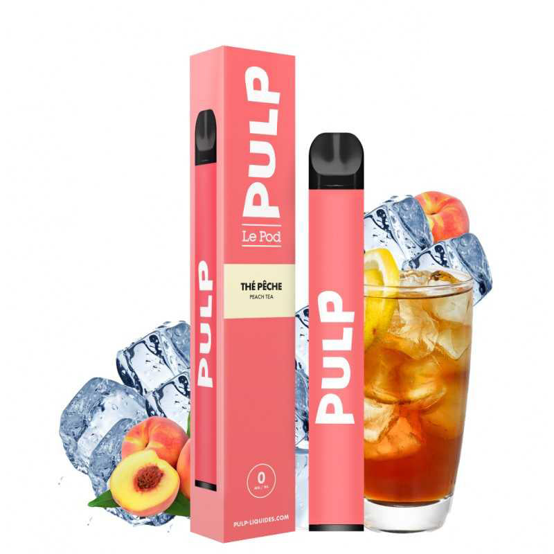 E-cig jetable | Thé Pêche – Vapoteurs Suisses